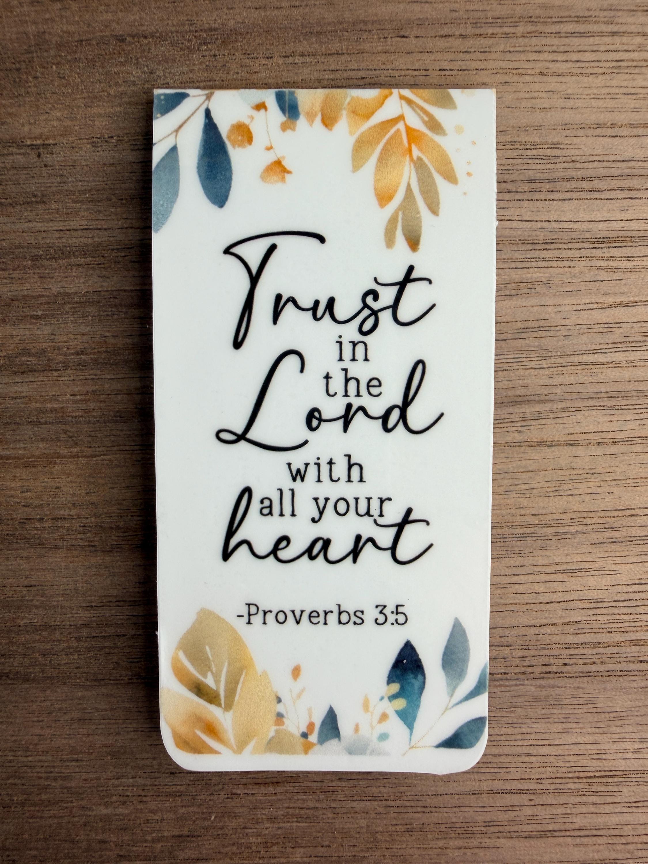 Magnetic Christian Bookmarks | Bible Verse Bookmarks | Cute Religious ...