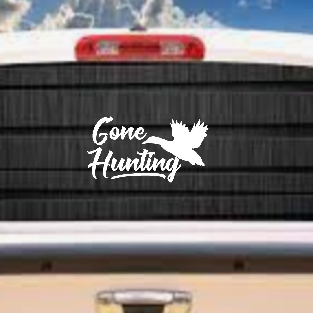 Gone Duck Hunting Vinyl Decal Perfect for Hunting Enthusiasts and ...