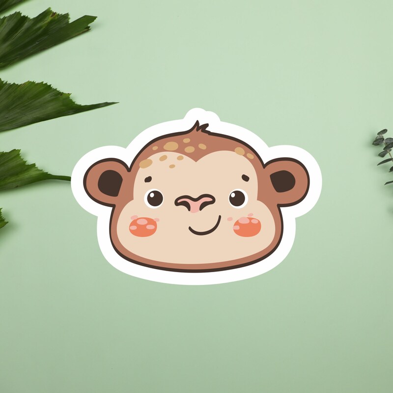 Monkey Stickers - Etsy