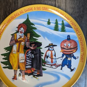 VINTAGE Mcdonald's Plates - Etsy