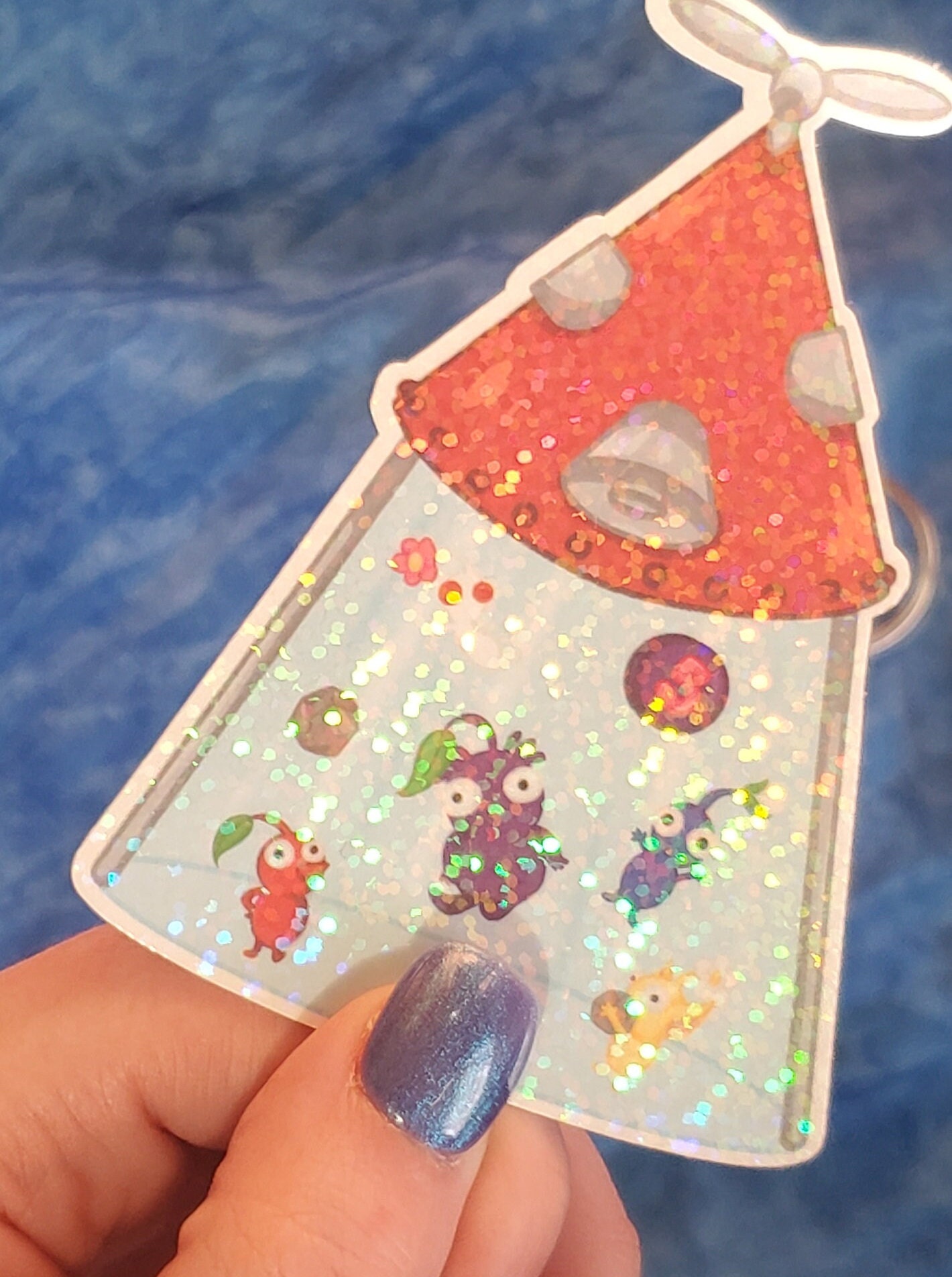 Pikmin Shaker Keychain - Etsy