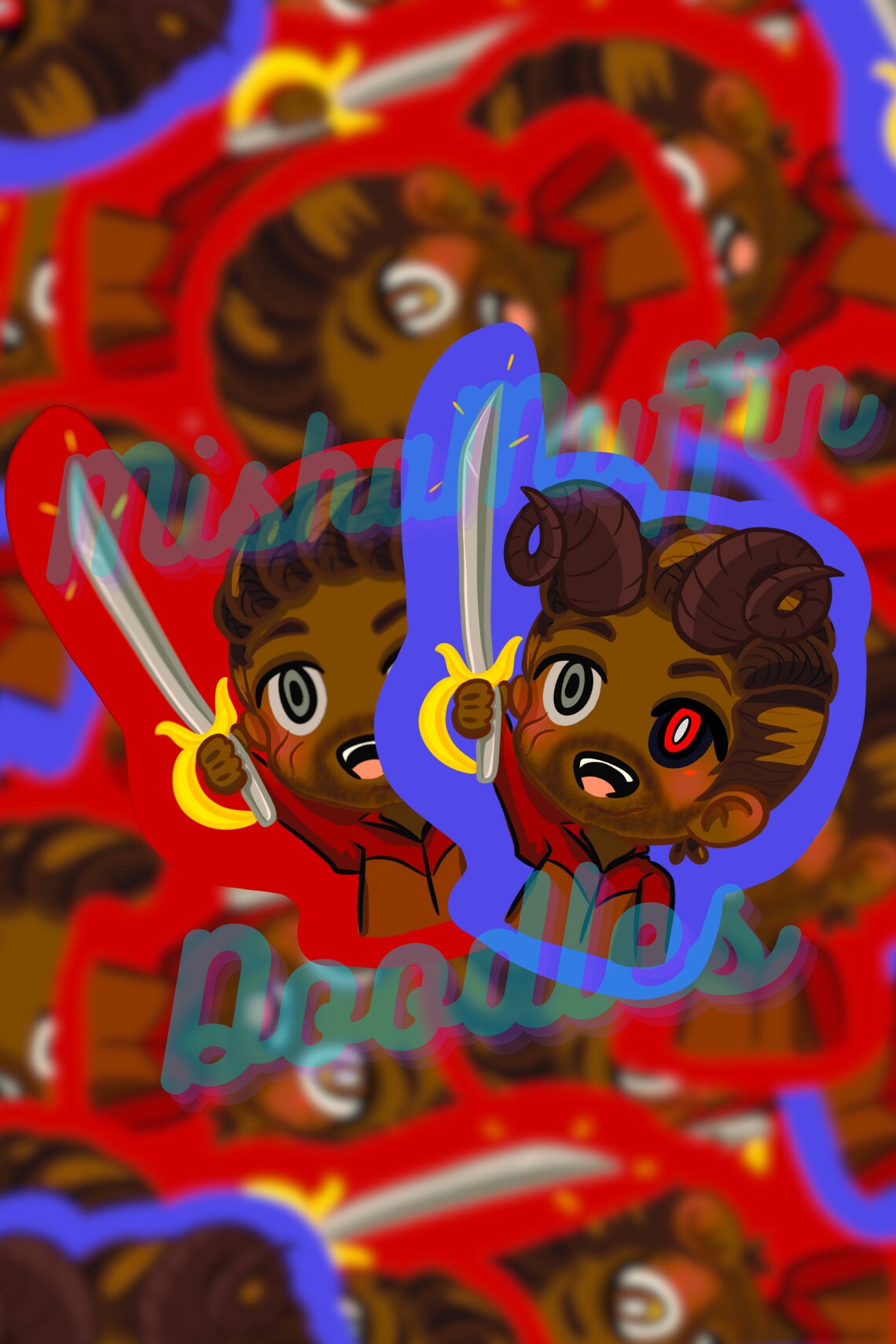 BG3 Origin Chibi Stickers - Etsy