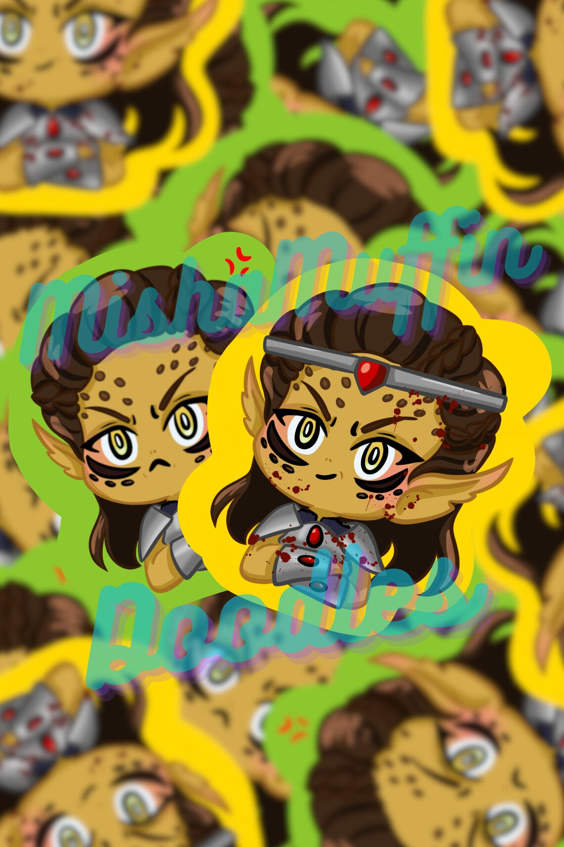 BG3 Origin Chibi Stickers - Etsy