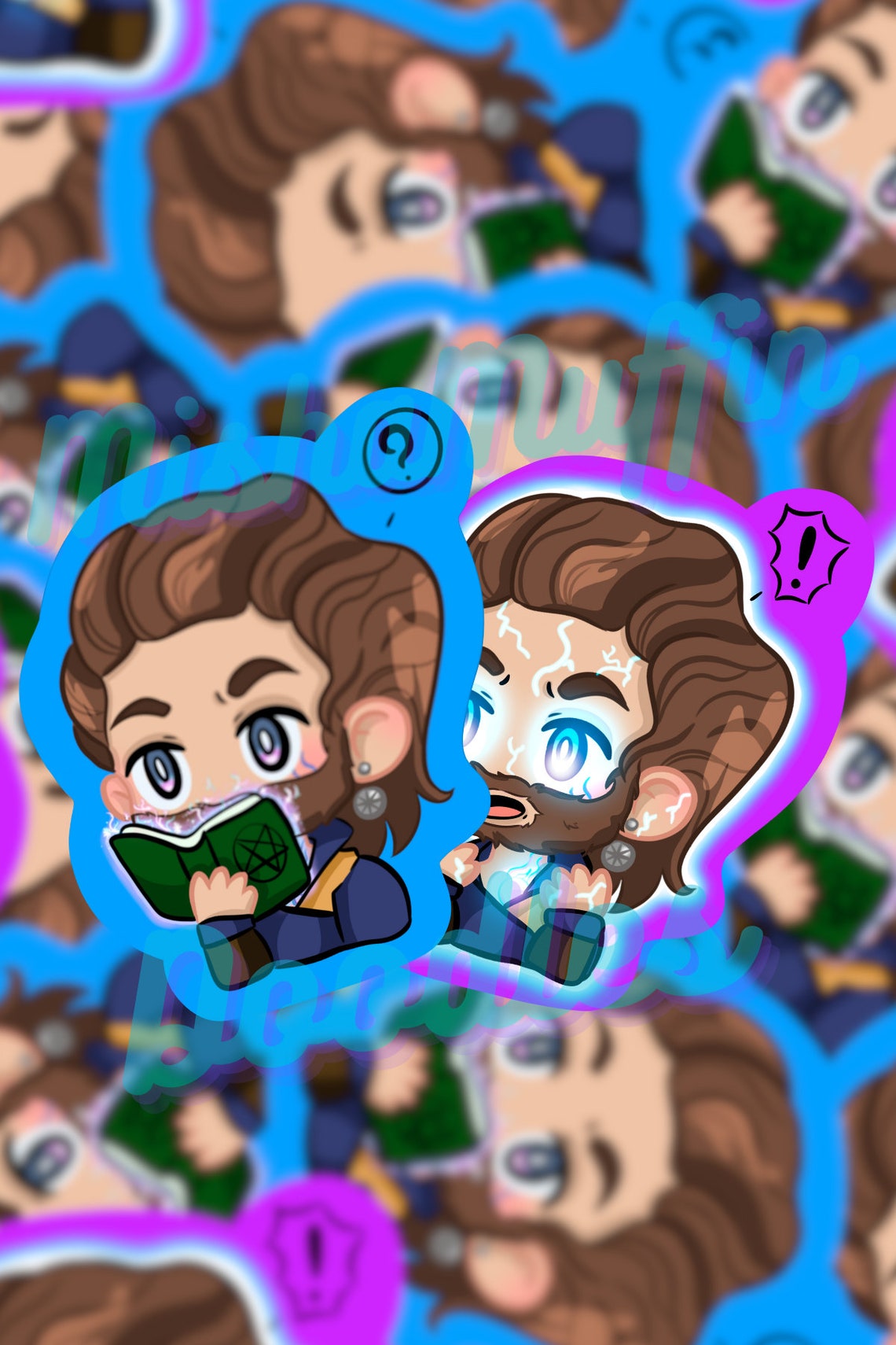 BG3 Origin Chibi Stickers - Etsy