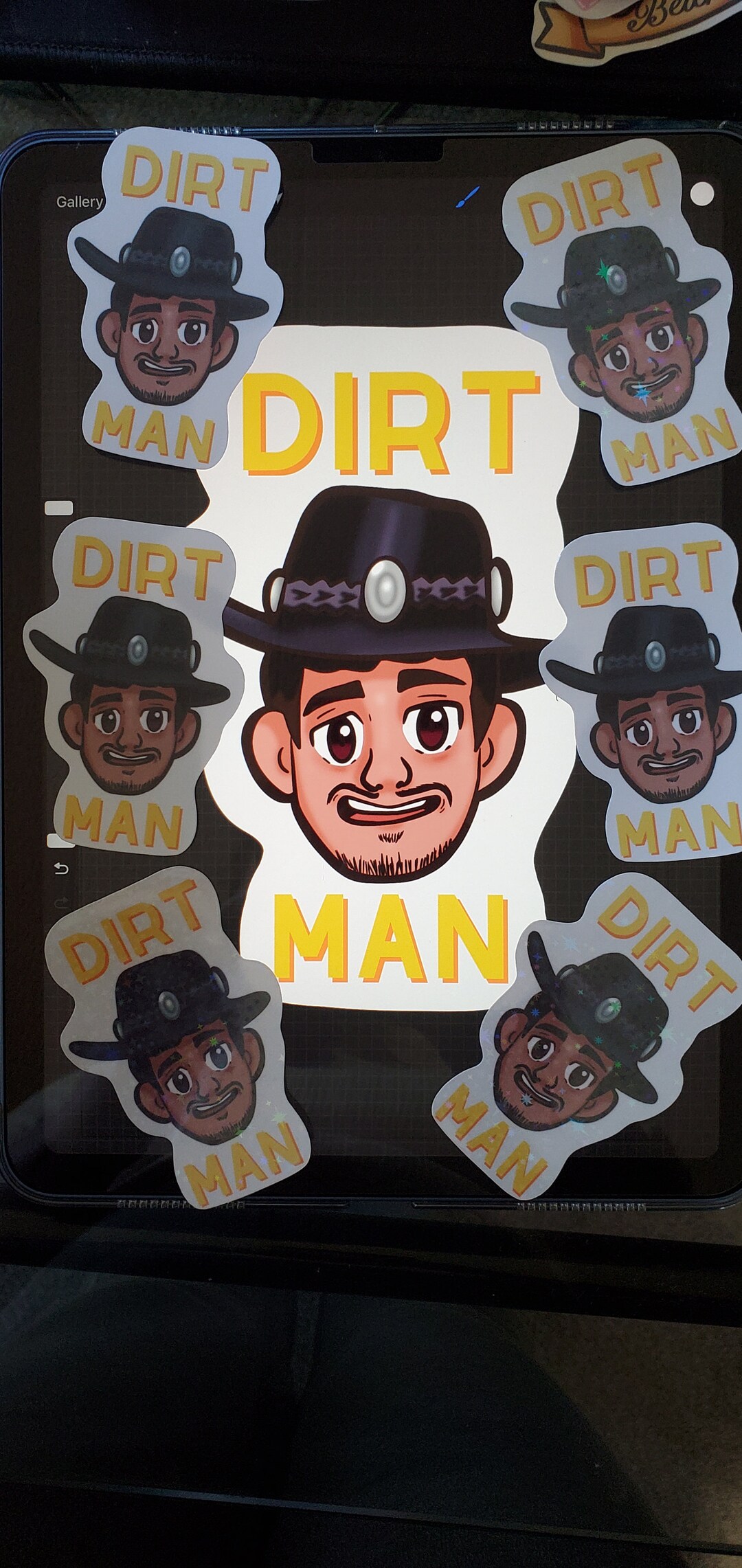 Dirt Man Stickers - Etsy