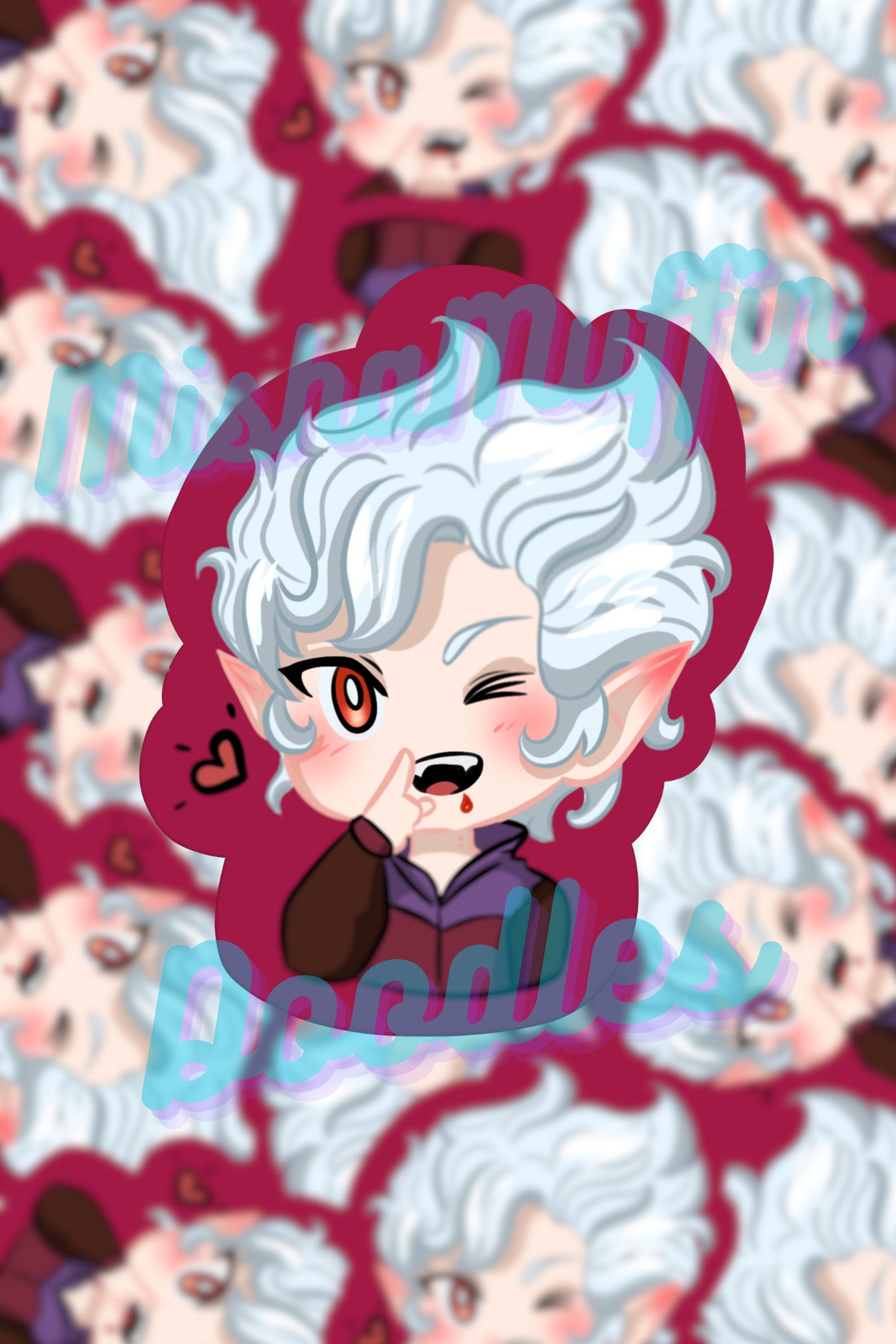 BG3 Origin Chibi Stickers - Etsy