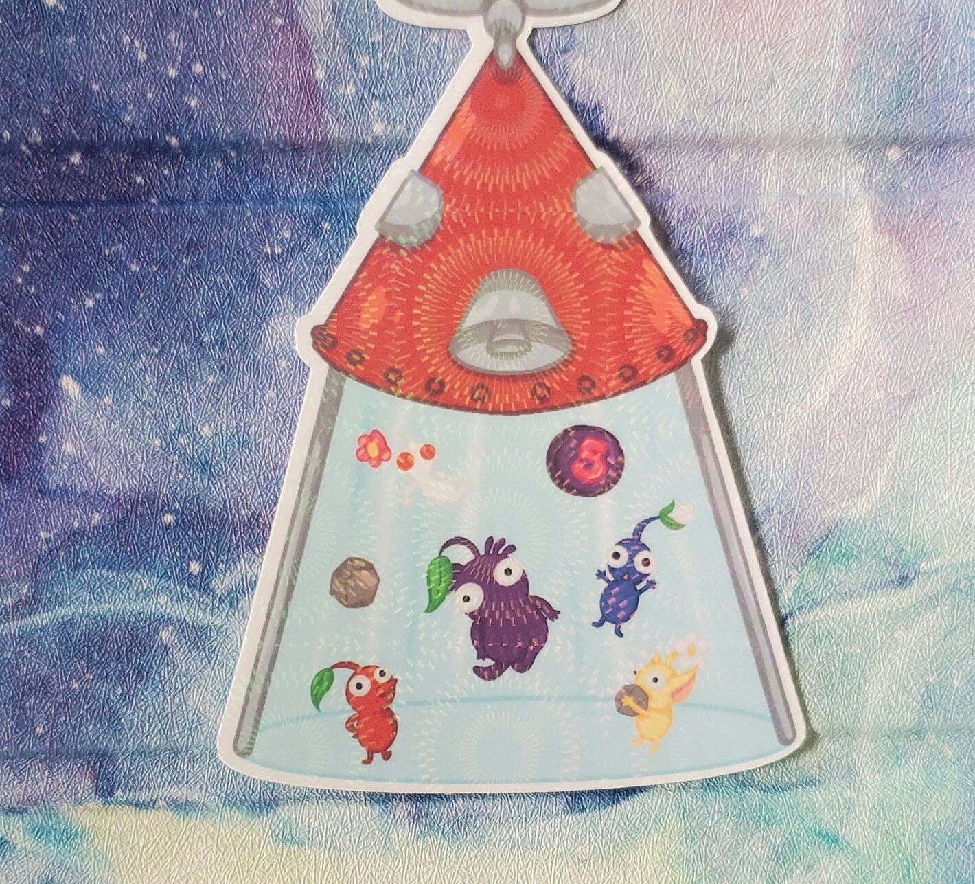Pikmin Shaker Keychain - Etsy