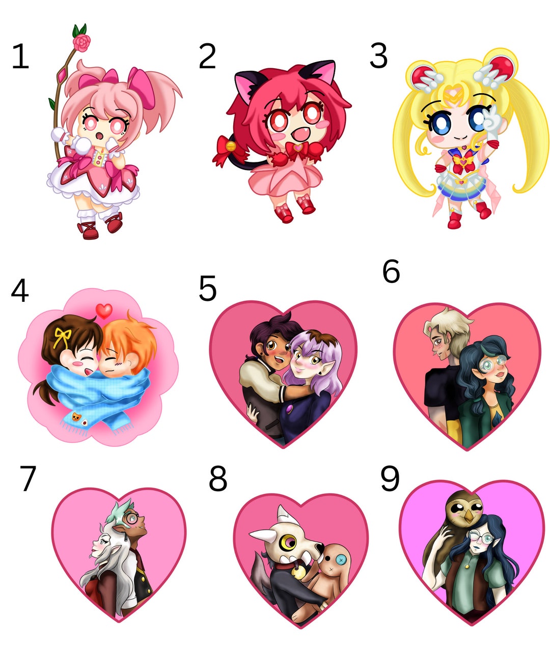 Choose Your Own Holo Stickers - Etsy