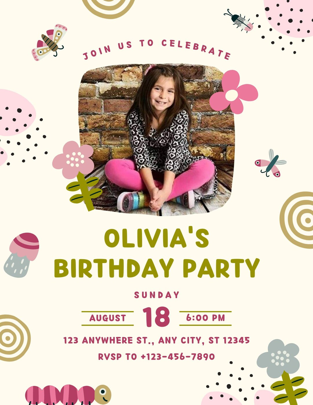 Custom Card, Invitation, Event Poster, or Announcement. Personalized ...