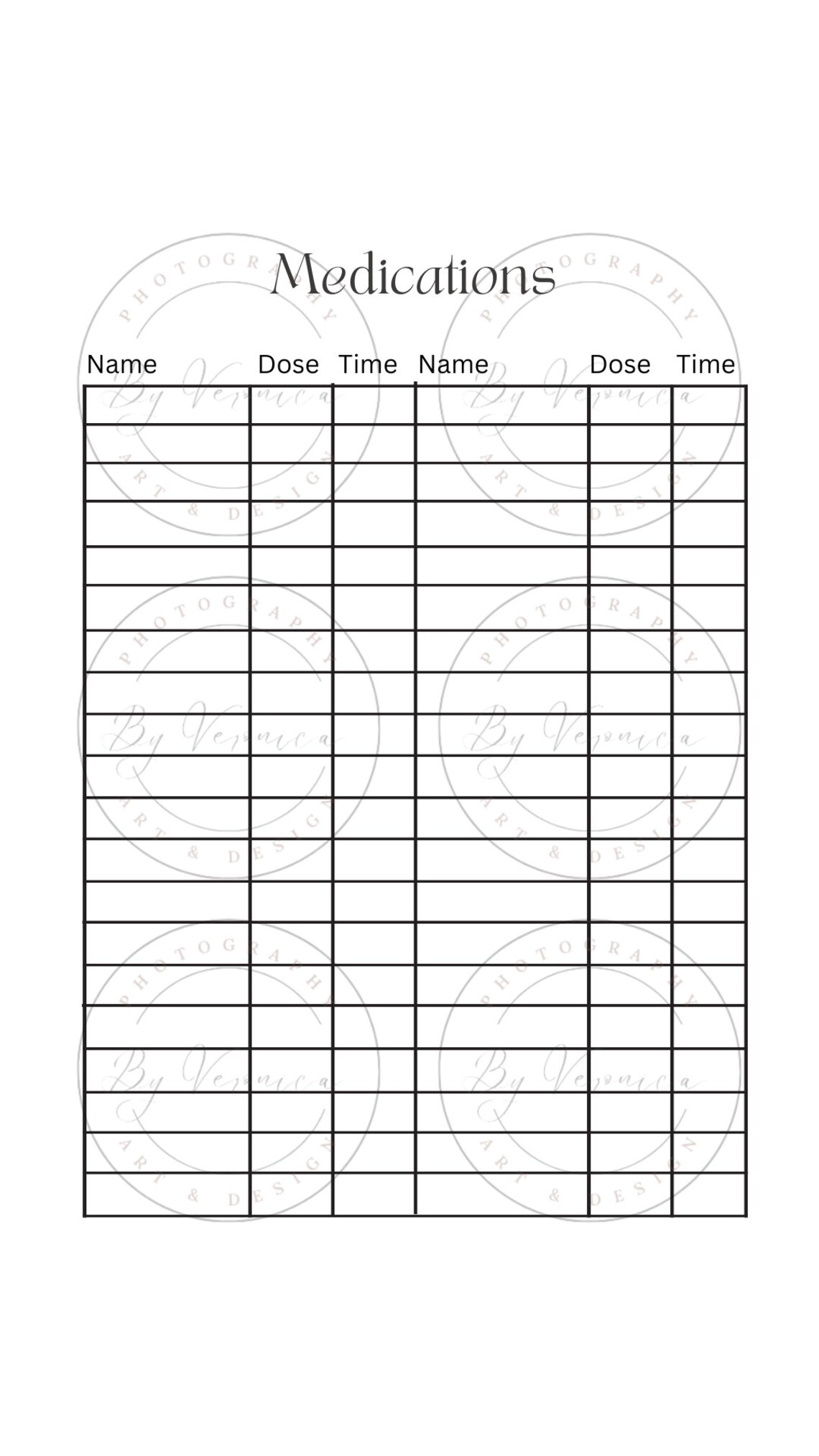 Medical Tracking Printable Pages, Doctor Visits, Medical Conditions ...