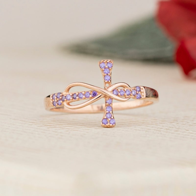 Cross Ring - Etsy