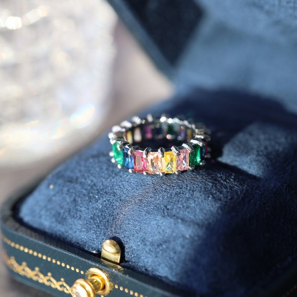 Multicolor Ring - Etsy