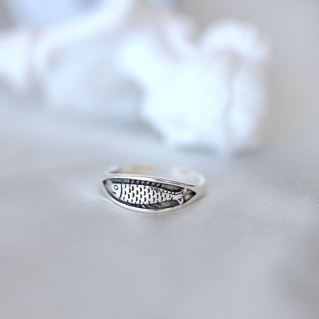 Silver Fish Ring Fish Ring Sea Ring Ocean Ring Luck Ring - Etsy UK