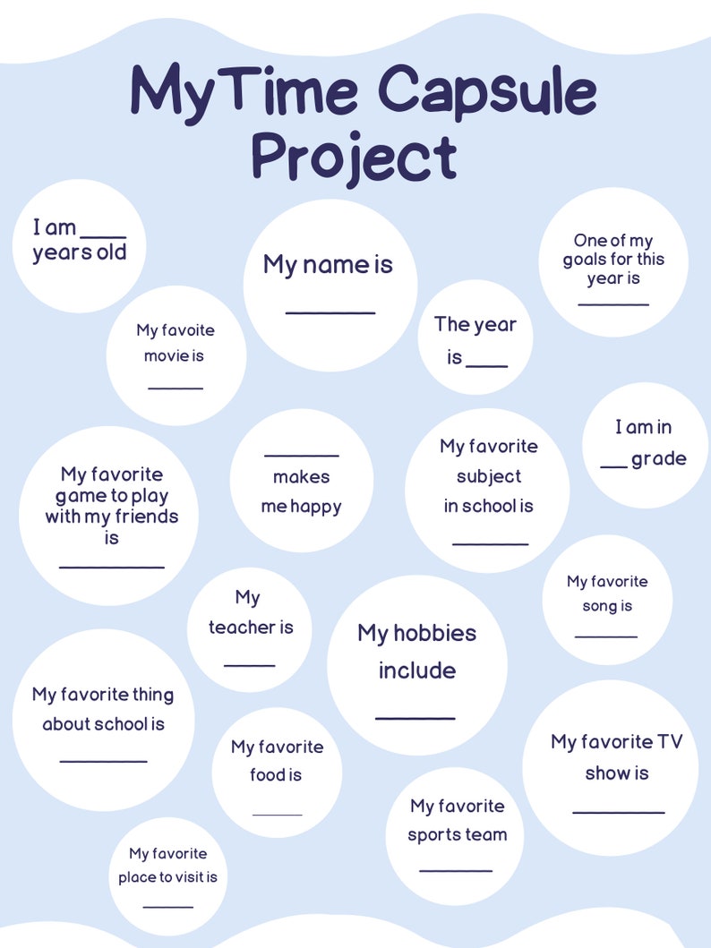 Time Capsule Project - Etsy