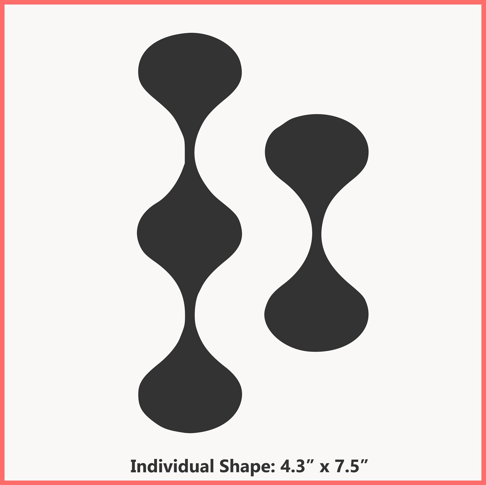 Lava Modern Wall Stencil, Modern Arts and Crafts Stencil - Etsy