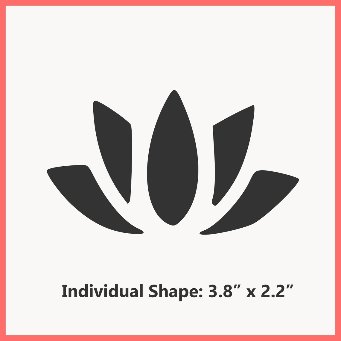 Lotus Flower Wall Stencil, Lotus Flower Arts and Crafts Stencil - Etsy