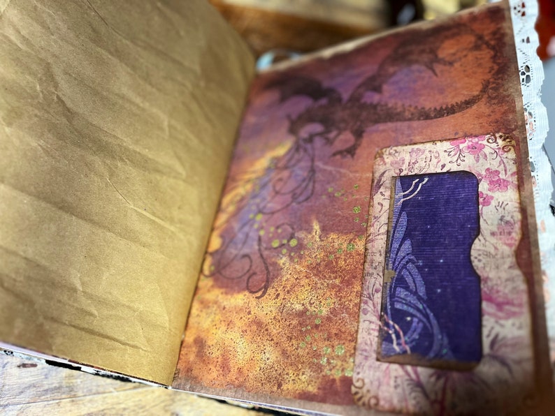 Once Upon a Time Junk Journal-dragon-knight-castle-princess - Etsy
