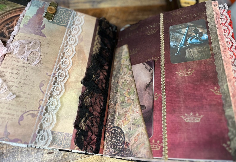 Once Upon a Time Junk Journal-dragon-knight-castle-princess - Etsy