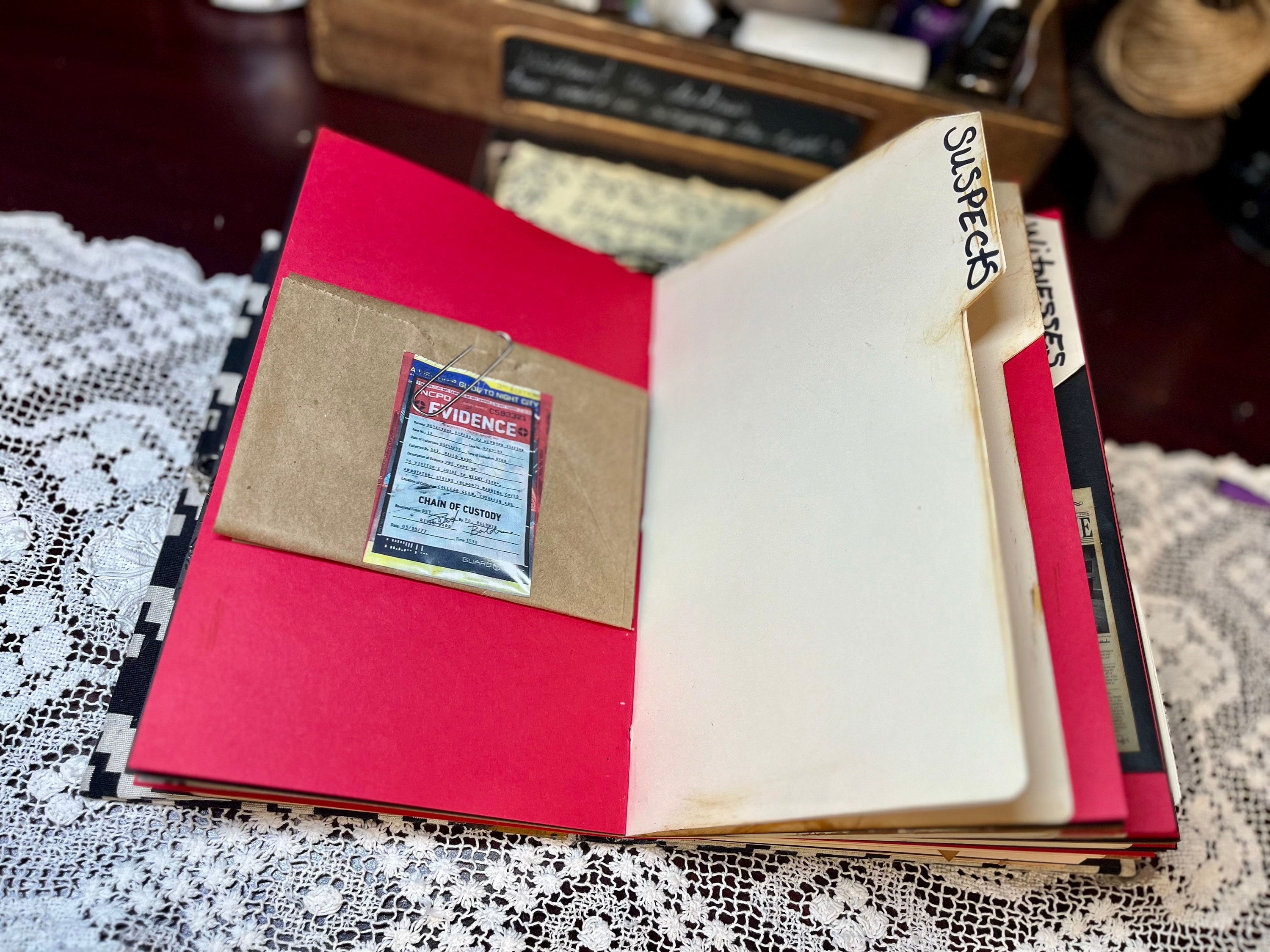 TRUE Crime-detective-cold Case-crime Scene /art-junk Journal - Etsy