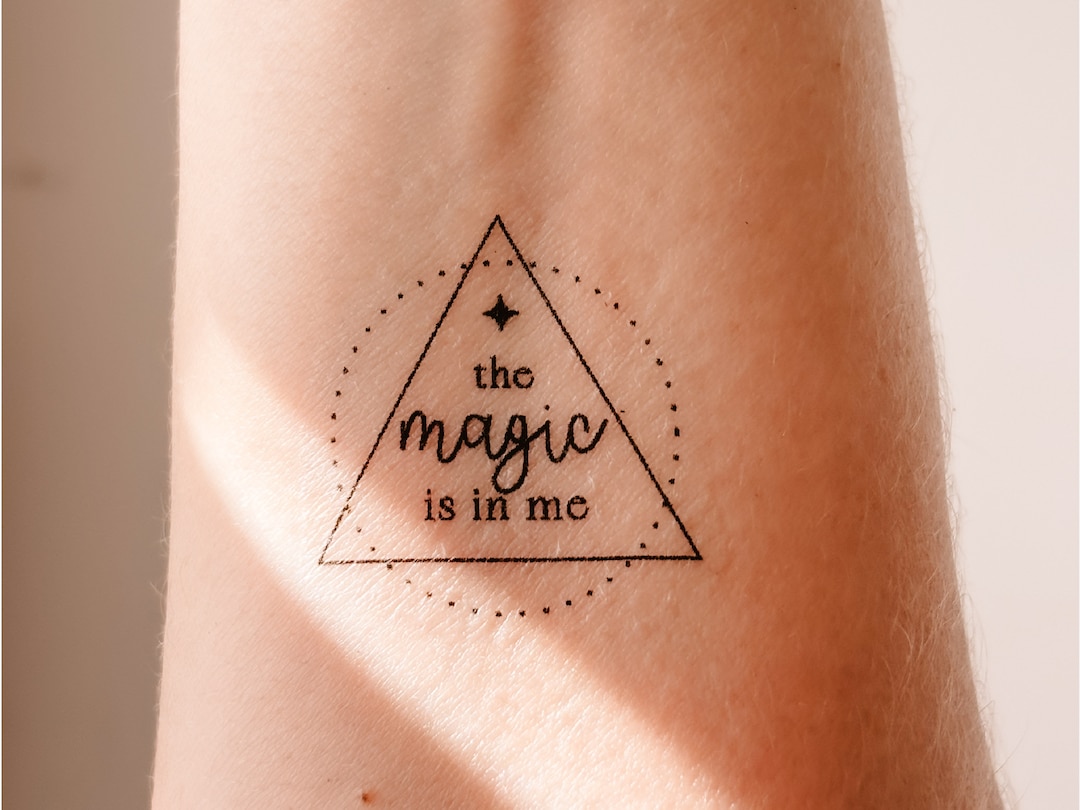 Manifestation Temporary Tattoos Daily Affirmations Gifts for Women Tattoo Sheets Mental Health ...