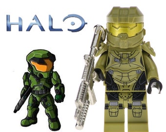 Halo Minifigure - Etsy