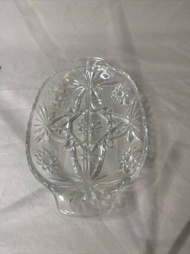 Star of David Divided Celery Relish Dish 10 X 6 EAPG Anchor Hocking - Etsy