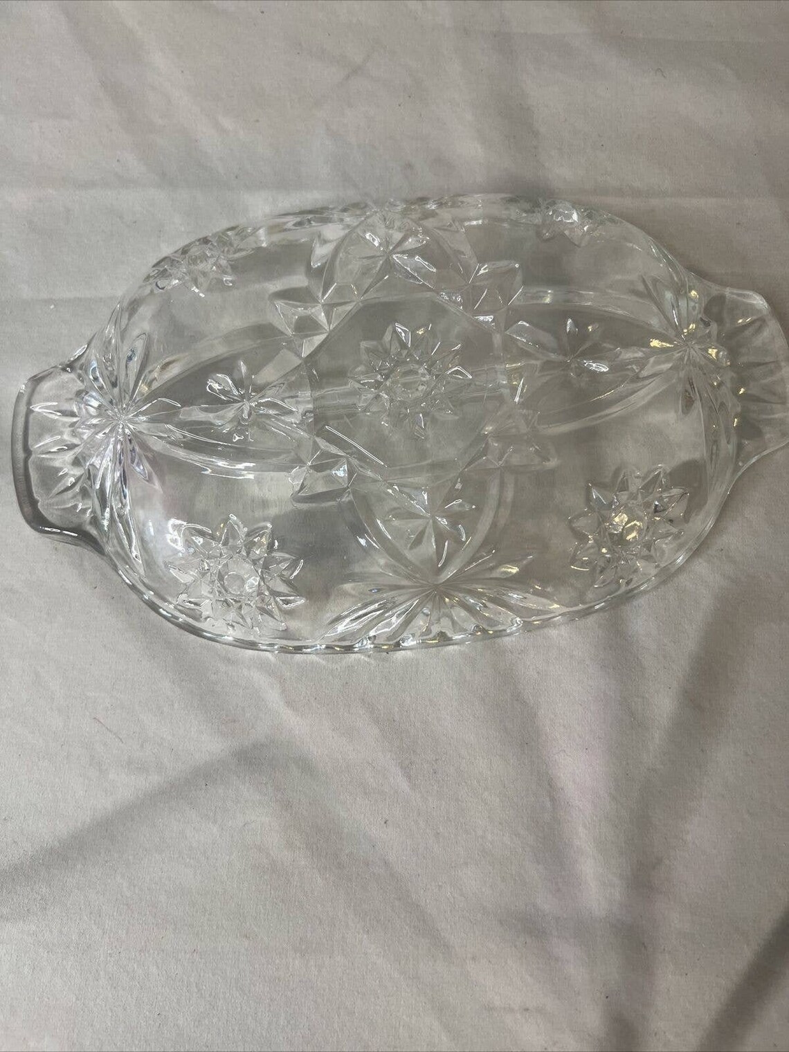 Star of David Divided Celery Relish Dish 10 X 6 EAPG Anchor Hocking - Etsy