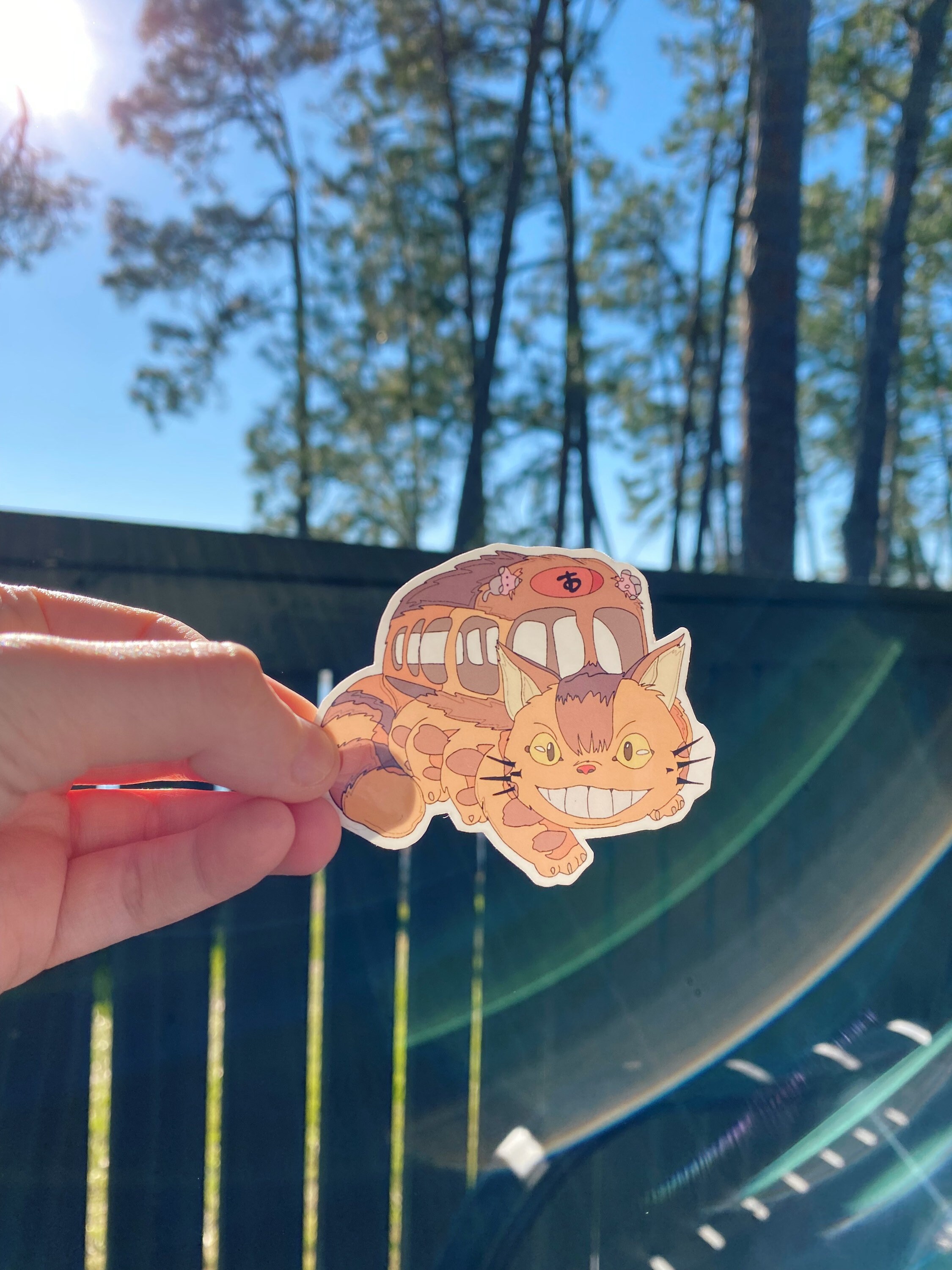 Cat bus sticker, totoro sticker, studio ghibli sticker sold by Gray ...