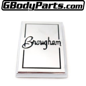 1978-1988 Oldsmobile Cutlass Brougham Sail Panel Metal Emblem Replaces ...