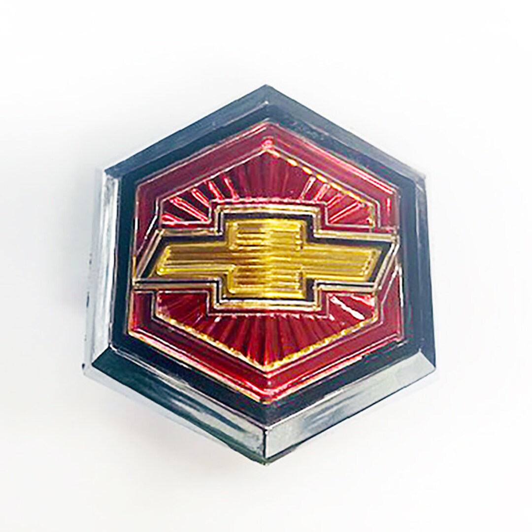 1980 Malibu Flush Mount Header Panel Chevy Bowtie Emblem W/hardware - Etsy