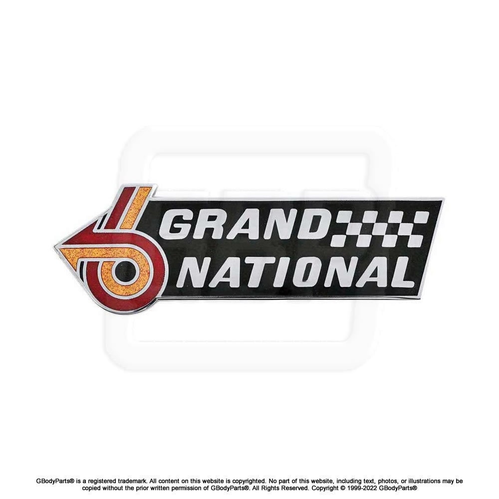 Buick Regal Grand National Fender Emblem - 82-87 Reproduction - Etsy