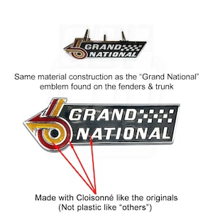 84-87 Buick Grand National Grill Emblem Correct OE W/ Cloisonné - Etsy