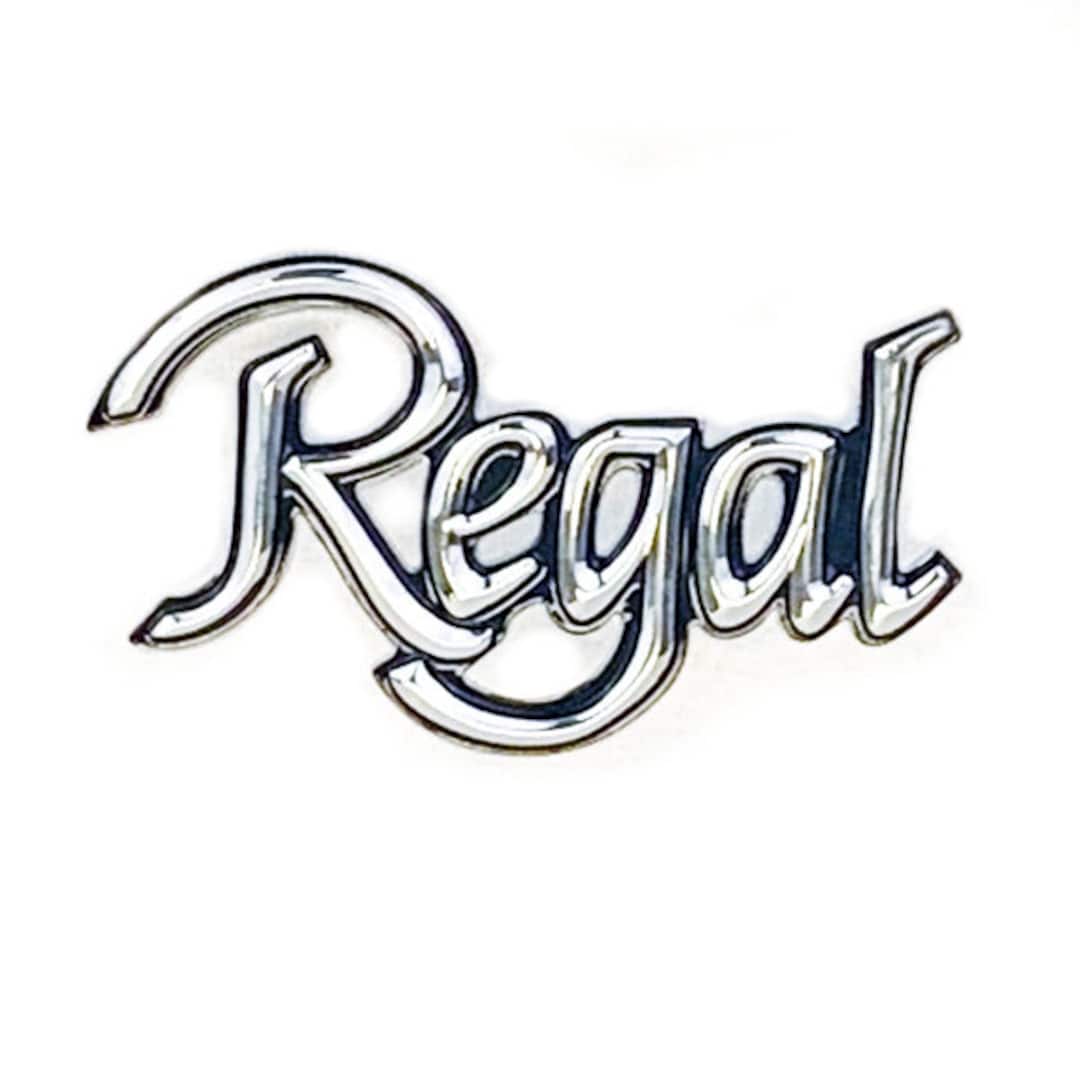 1978-1983 Buick Regal Script Roof Sail Panel Emblem With Studs Replaces ...