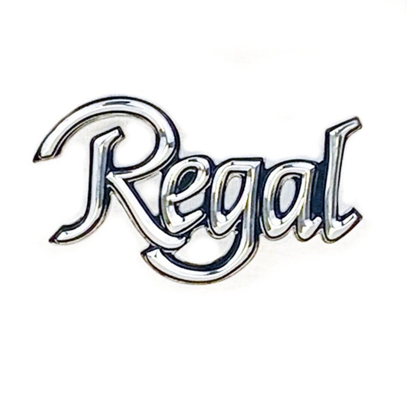 1978-1983 Buick Regal Script Roof Sail Panel Emblem With Studs Replaces ...