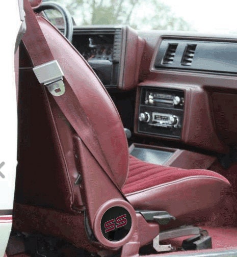 Monte Carlo "ss" Bucket Seat Trim Decal Set (2 Decals) (SELECT COLORS ...