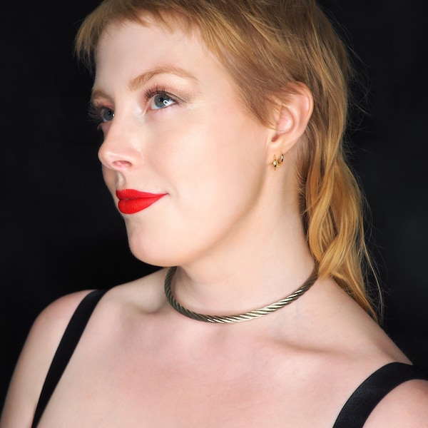 Wire Collar Necklace - Etsy