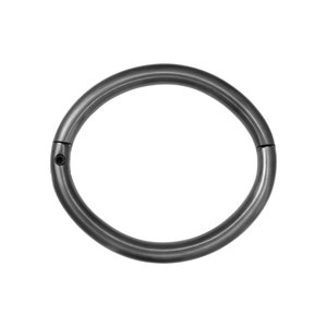 8mm Matte Black Locking Anklet or Bracelet - Stainless Steel With Allen ...