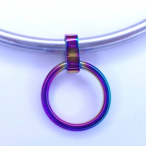 Removable Ring Rainbow Pendant for 6mm Collars, Cuffs & Anklets - Etsy
