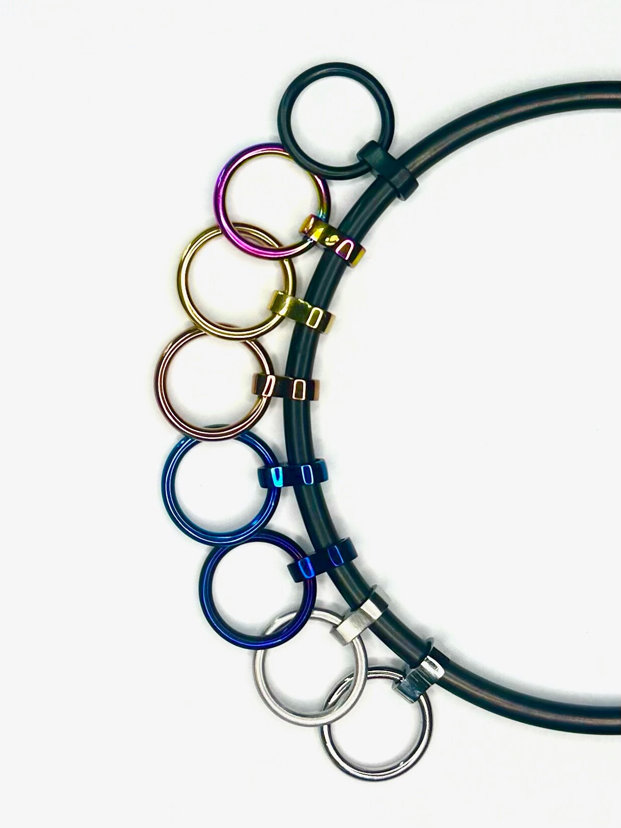 6mm O-ring for 6mm Cuffs and Collars, Stainless Steel Slide-over Ring ...