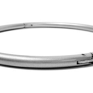 8mm Lightweight Eternity Collar, Lockable Collar Women Sub, Satin ...