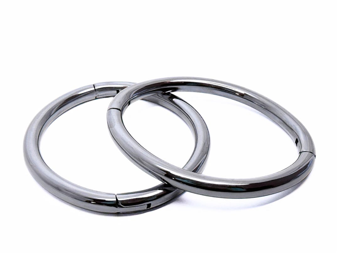 9" Steel Handcuffs - Final Sale - 6mm Stainless Steel Locking Eternity ...