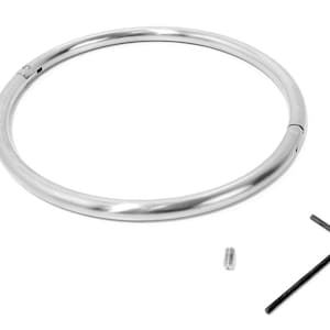 Thin Eternity Collar, Discrete Infinity Collar, Petite Slave Collar ...