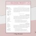 Modern Resume Template for Teachers, Professional WORD Template, 1 & 2 ...
