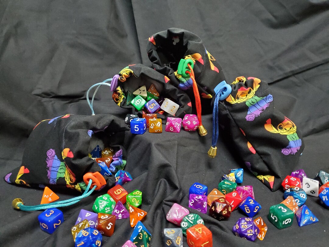 Rainbow lilo And Stitch Dice Bag - Etsy