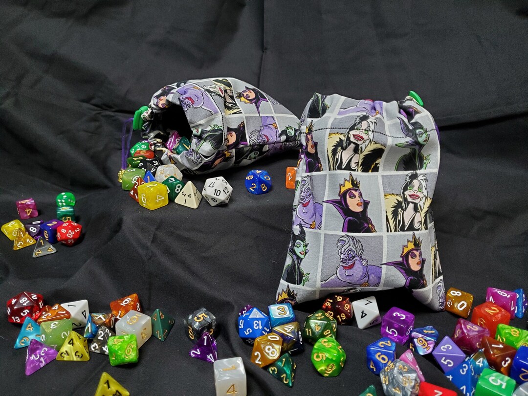Female Disney Villains Dice Bags - Etsy