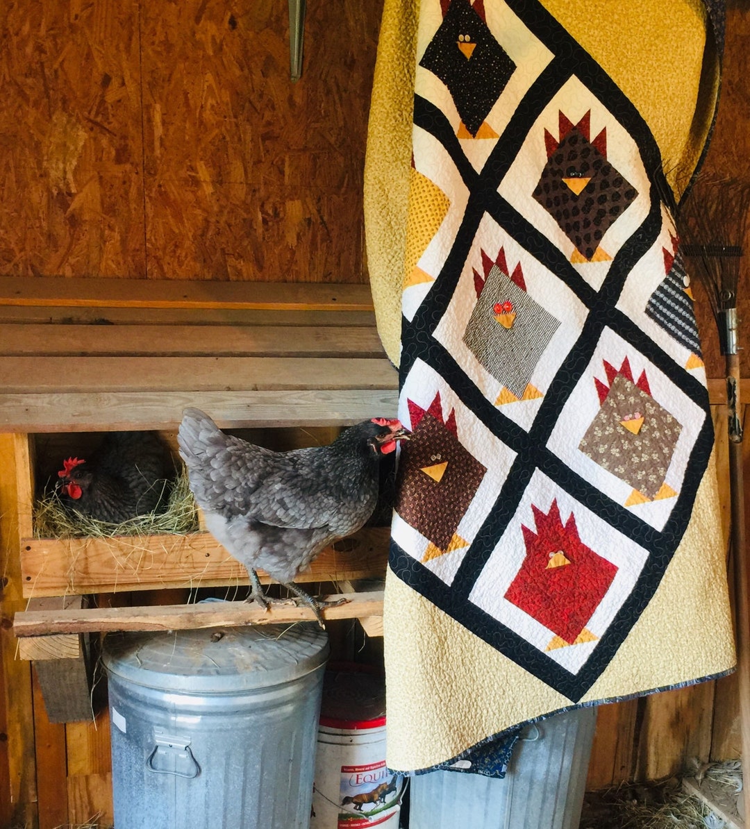 Happy Hens Quilt Pattern - Etsy