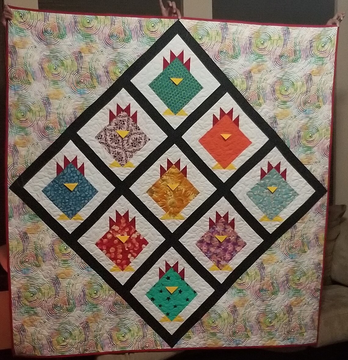 Happy Hens Quilt Pattern - Etsy