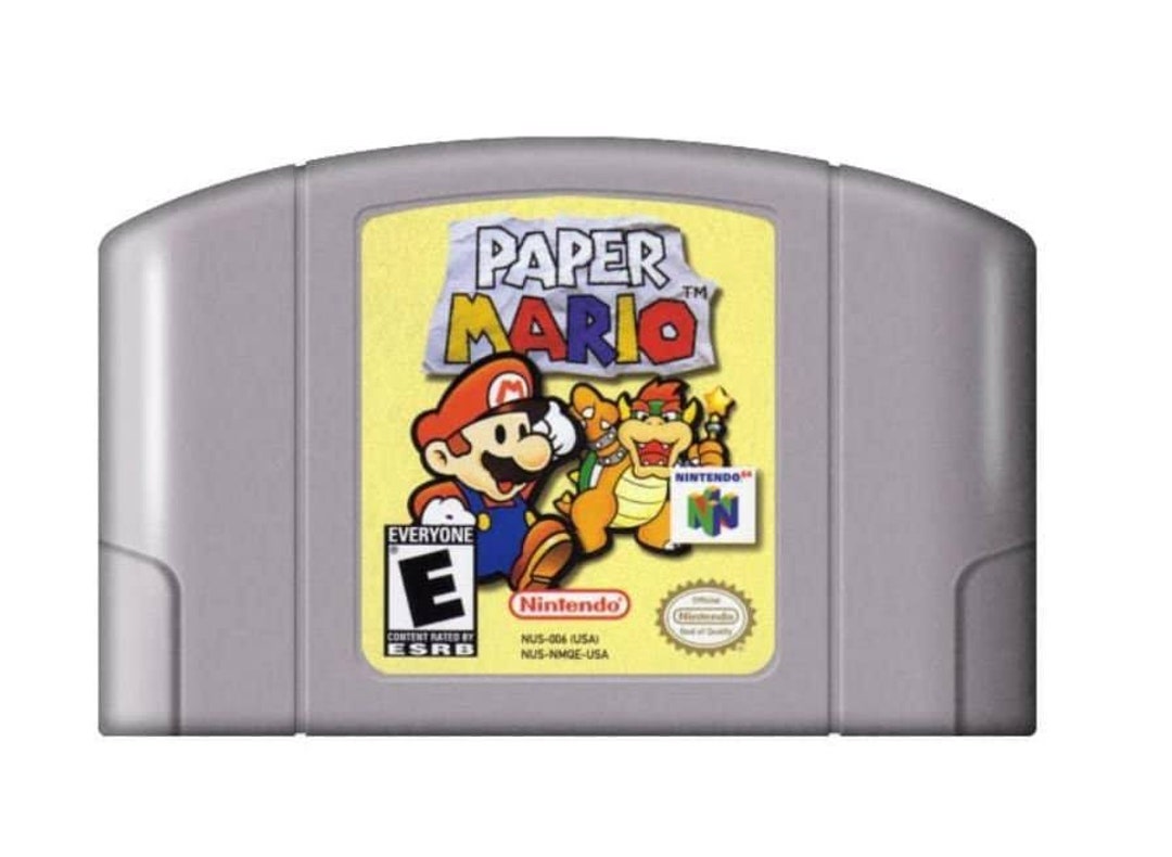 Paper Mario Nintendo 64 N64 Game Cartidge - Etsy