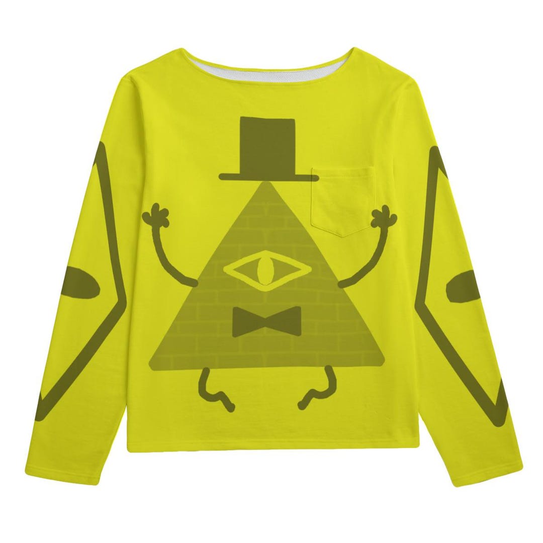 Bill Cipher Gravity Falls Sweater / All-over Print Unisex Boat Neckline ...