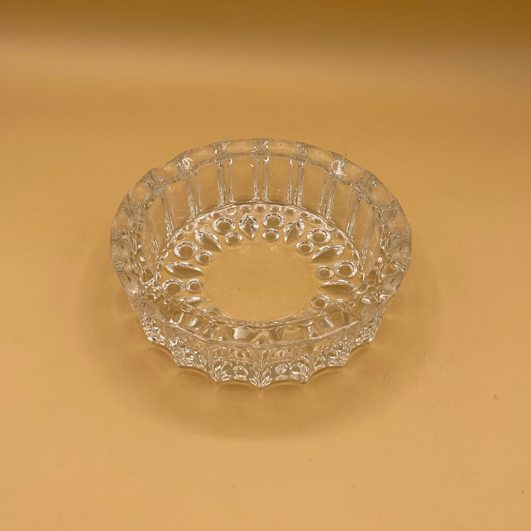 Vintage Heavy Thick KIG Indonesia Glass Cigar Ashtray - Etsy